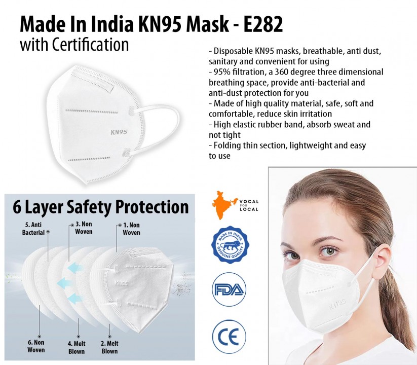 6 Layer Kn95 Mask Corporate Gifts Supplier in price range Rs 1-50 in ...