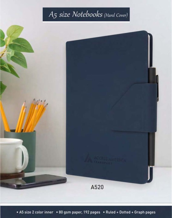 A5 Note Book ( Hard Cover ) Corporate Gifts Supplier in price range Rs ...