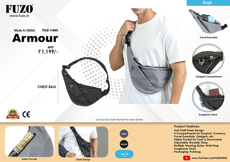 Armour Chest Bag Corporate Gifts Supplier in price range Rs 501-1000 in ...