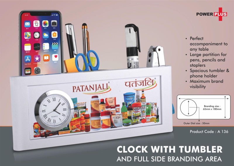 Desktop With Clock Corporate Gifts Supplier in price range Rs 201-300 ...