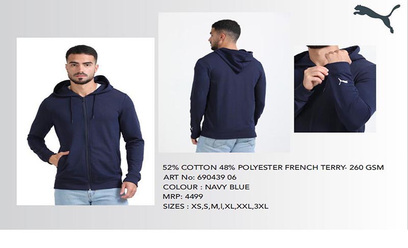 Puma Hoodies (zipper) Corporate Gifts Supplier in price range Above Rs ...