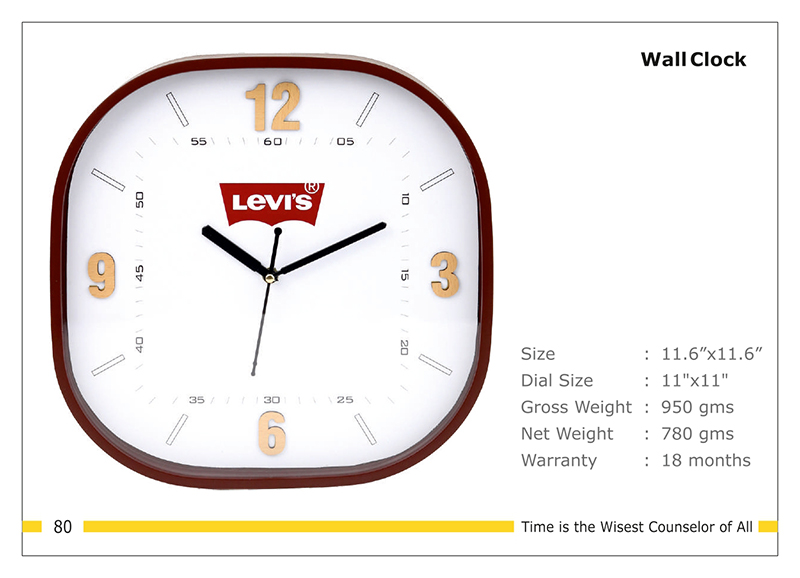 Wall Clocks Without Cells Corporate Gifts Supplier in price range Rs ...